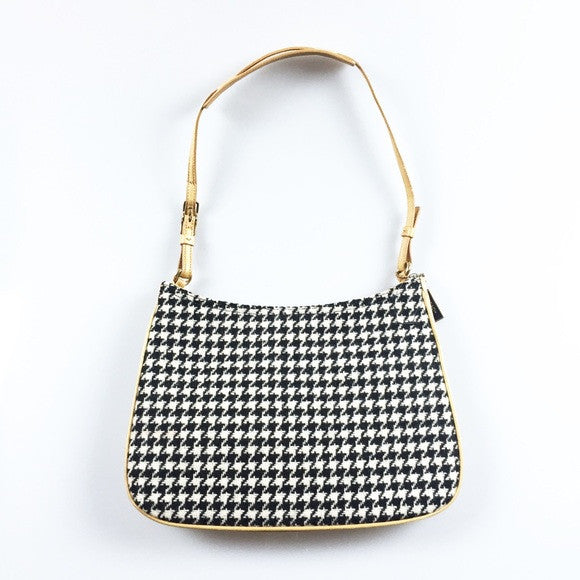 Coach 8161 Houndstooth Hobo Shoulder Bag NEW! $195 – DesignerBrandBOX